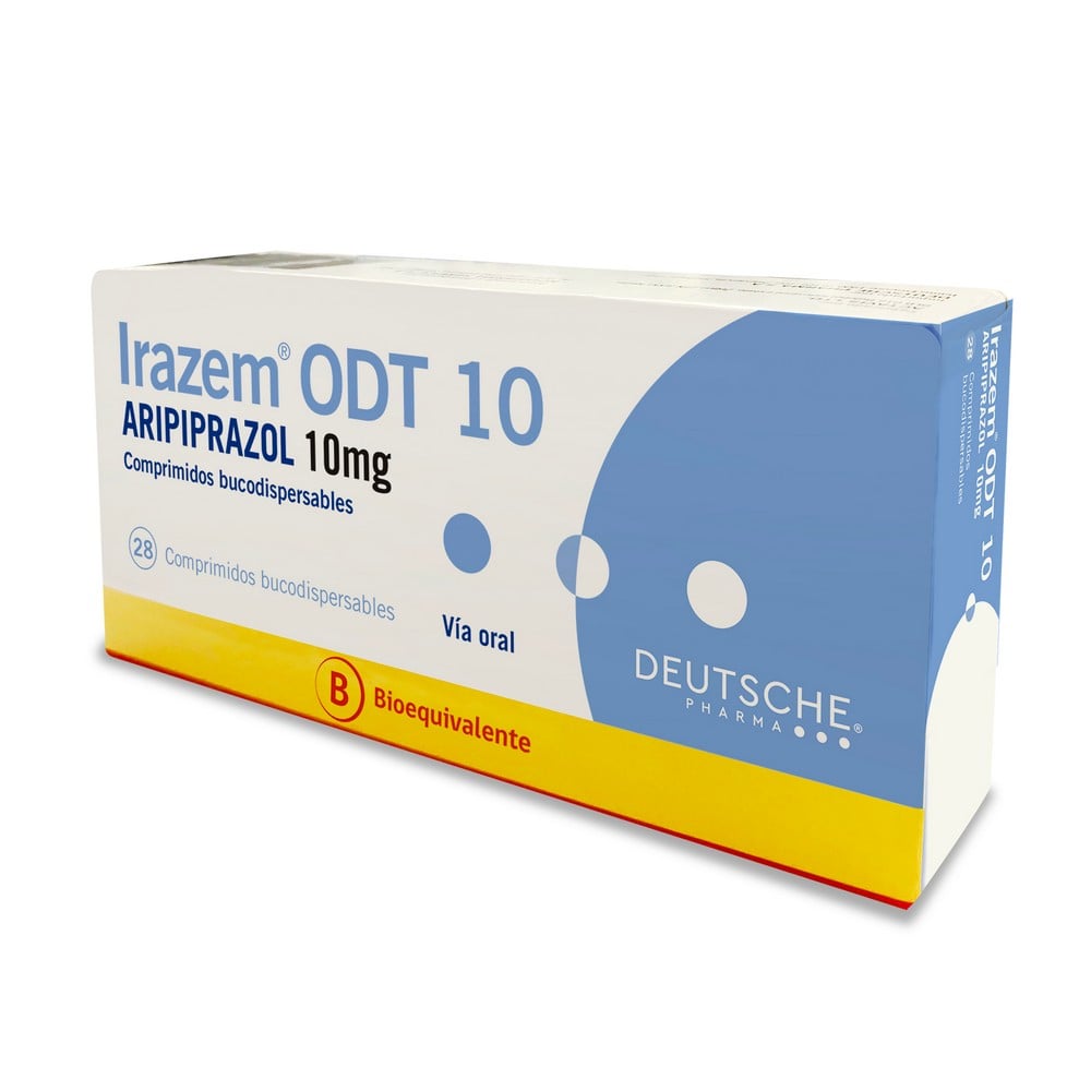 Irazem ODT 10 Aripiprazol 10 mg 28 Comprimidos Bucodispersables | Cruz ...