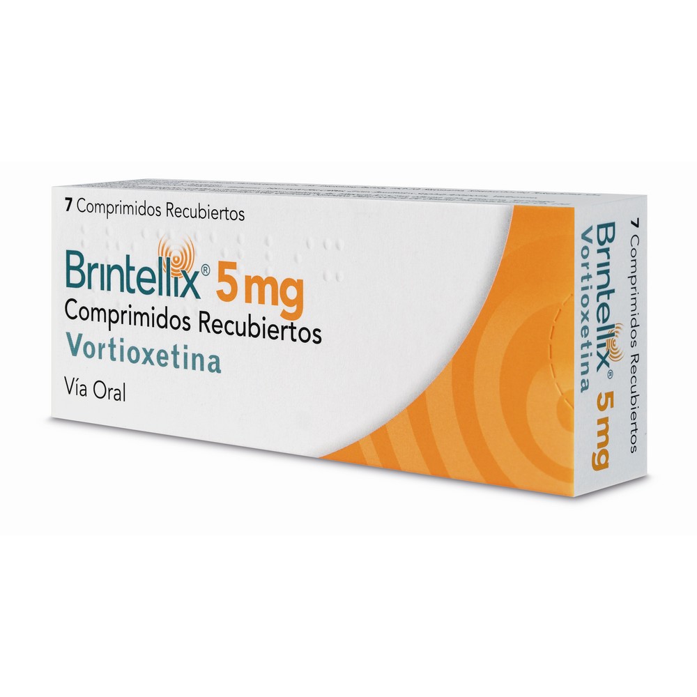 Brintellix Vortioxetina 5 mg 7 Comprimidos Recubiertos - FarmaCompara