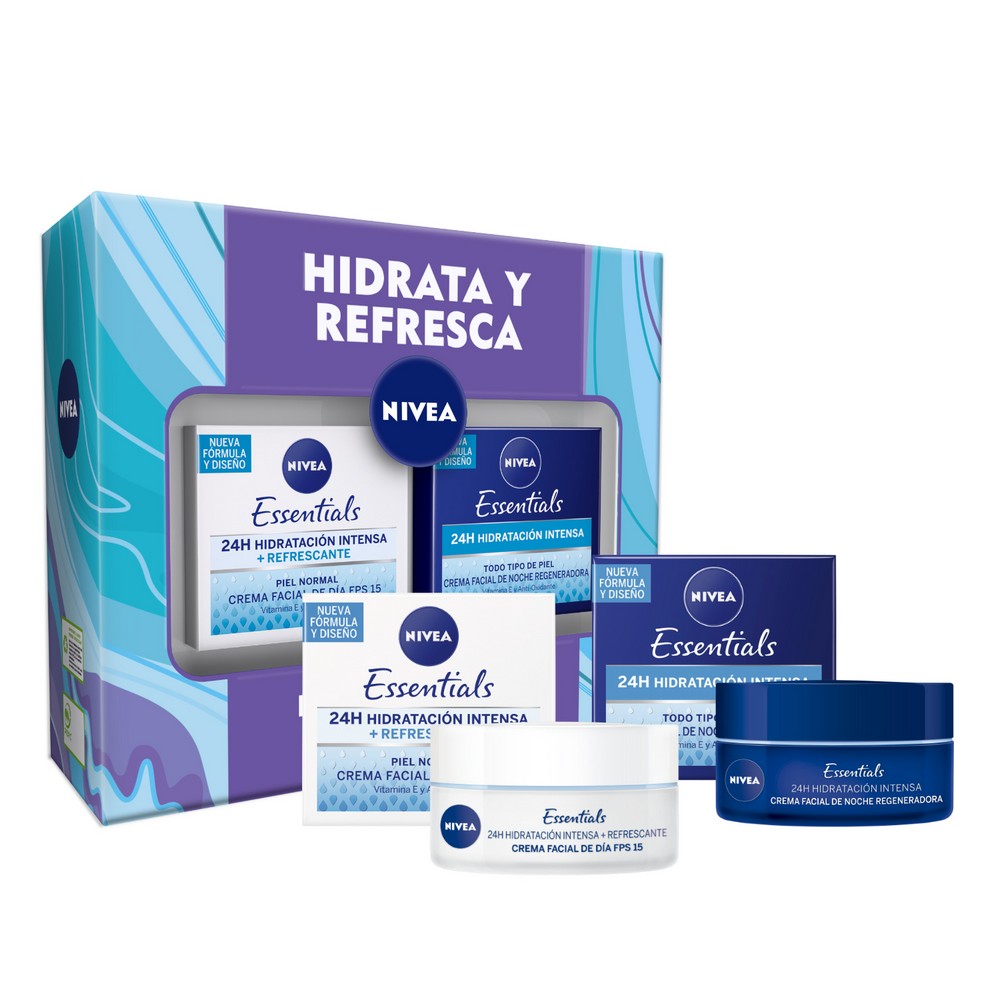 Essentials Hidratación Piel Normal Crema Facial Día 50 mL + Crema ...