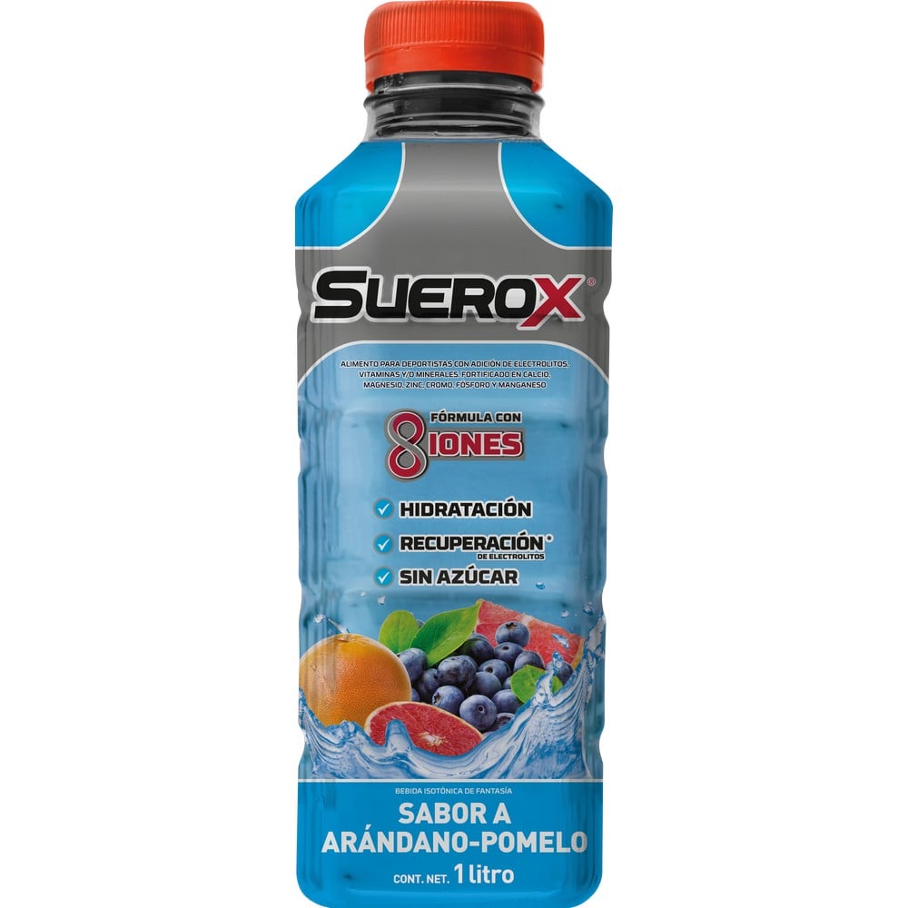 Suerox sabor Arándano-Pomelo 1 Litro - FarmaCompara