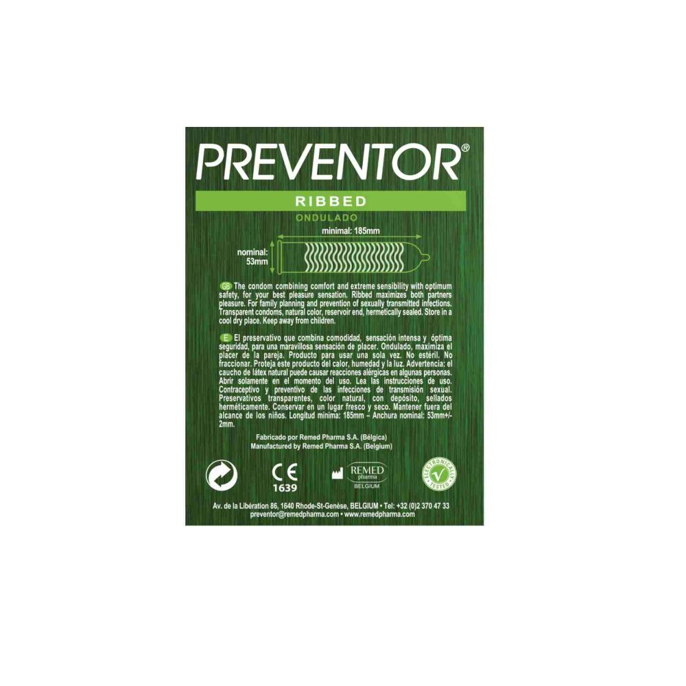Preservativo Preventor Ribbed X3 | Cruz Verde