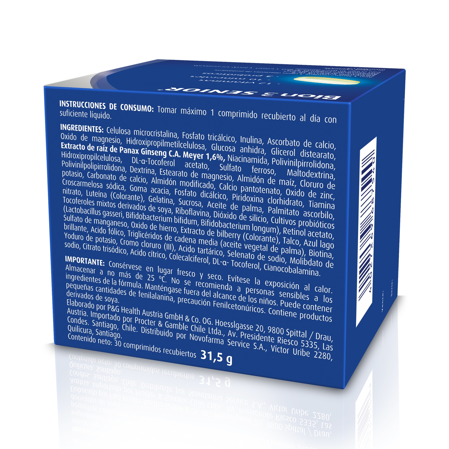 Bion 3 Senior - Vitaminas 30 Comprimidos Recubierto | Cruz Verde