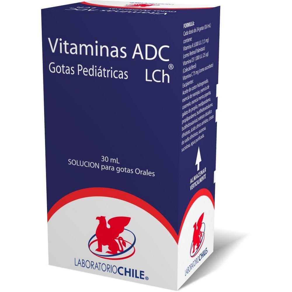 Vitaminas ADC Gotas Pediátricas 30 mL | Cruz Verde