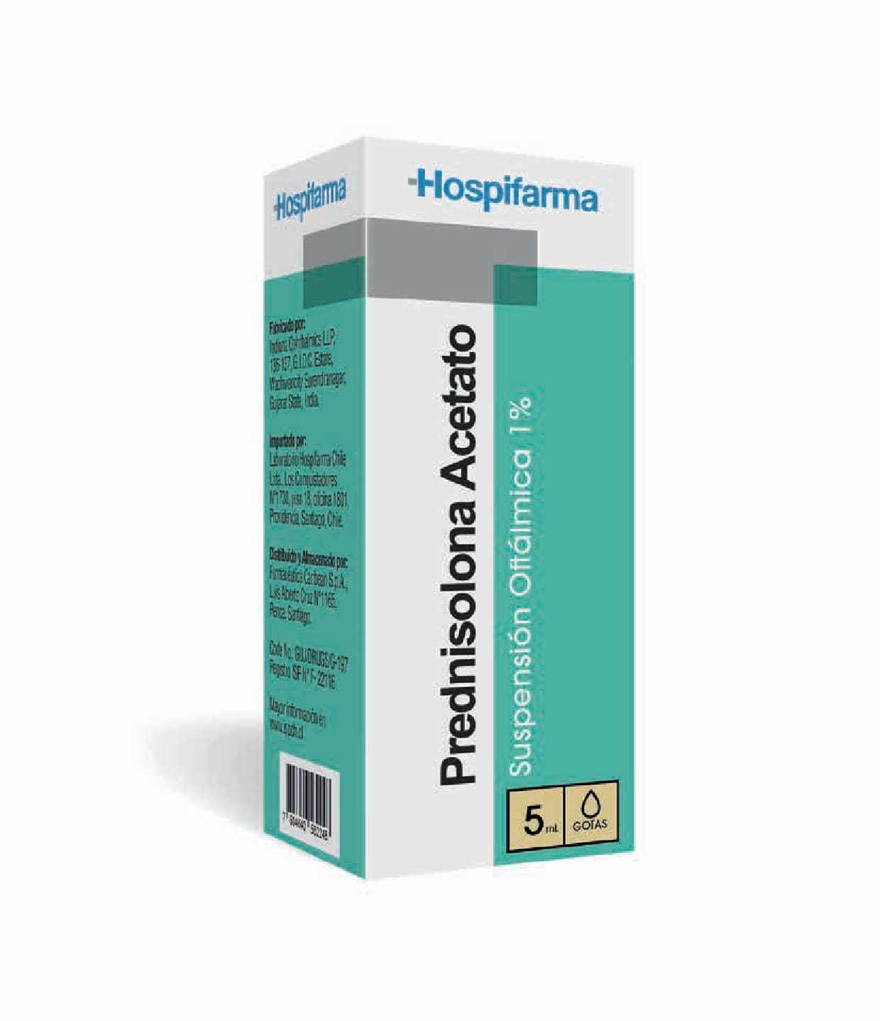 Prednisolona Acetato Prednisolona 1% Solución Oftálmica 5 mL - FarmaCompara