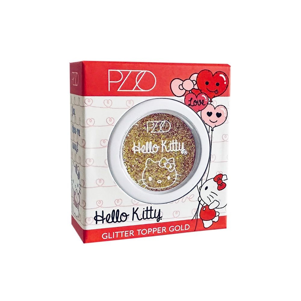 Topper de Glitter Hello Kitty Gold PZZO | Cruz Verde