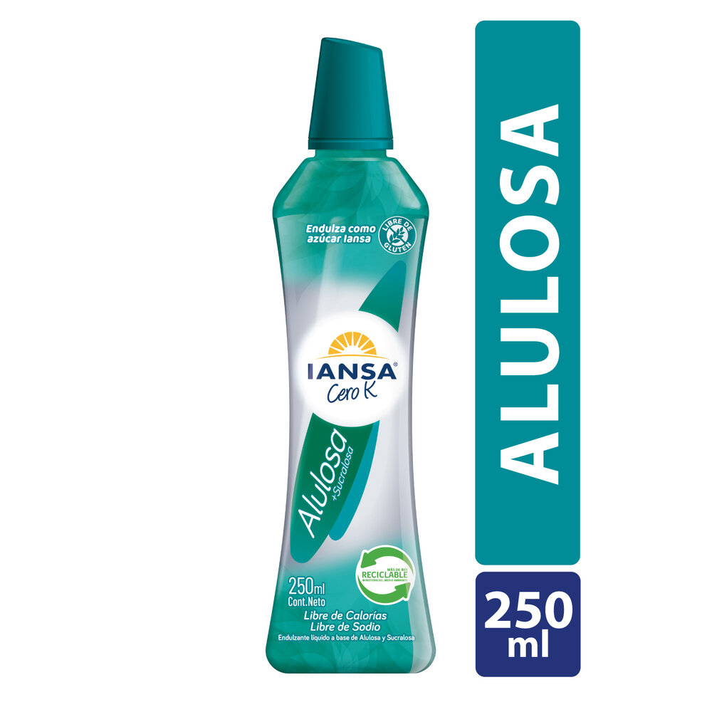Iansa Alulosa Cero K Líquido 250 mL | Cruz Verde