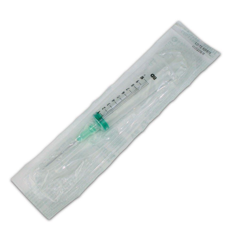 Jeringa Hipodermica Desechable 21G/1 1/2 10 mL | Cruz Verde