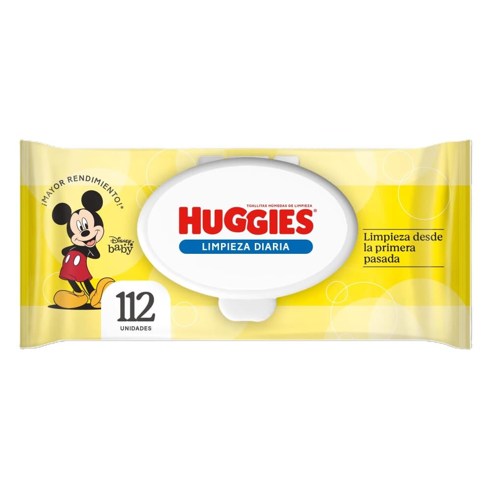 Toalla Húmeda Huggies Limpieza Diaria 112 unidades | Cruz Verde