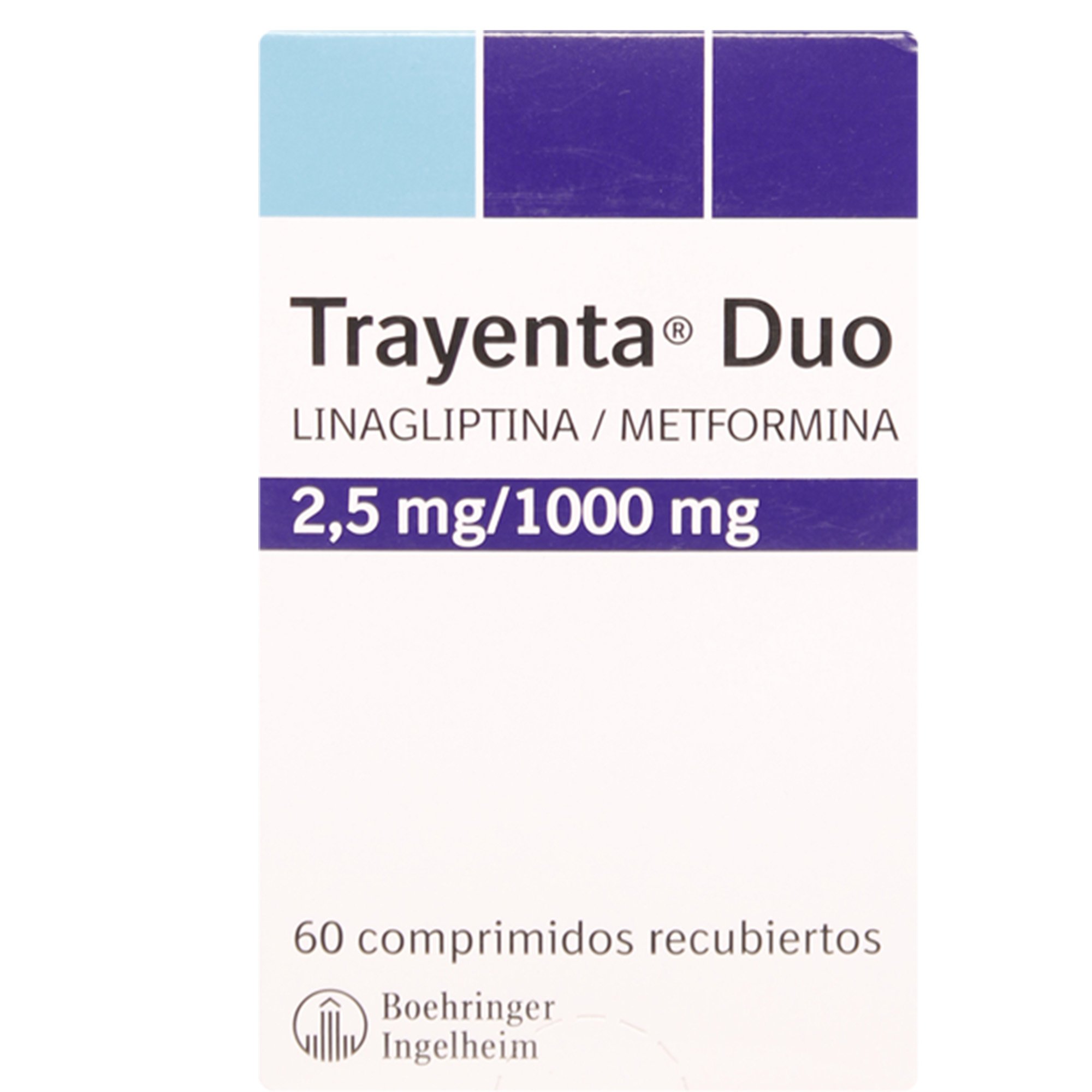 Trayenta Duo Linagliptina 2,5 mg 60 Comprimidos Recubiertos | Cruz Verde