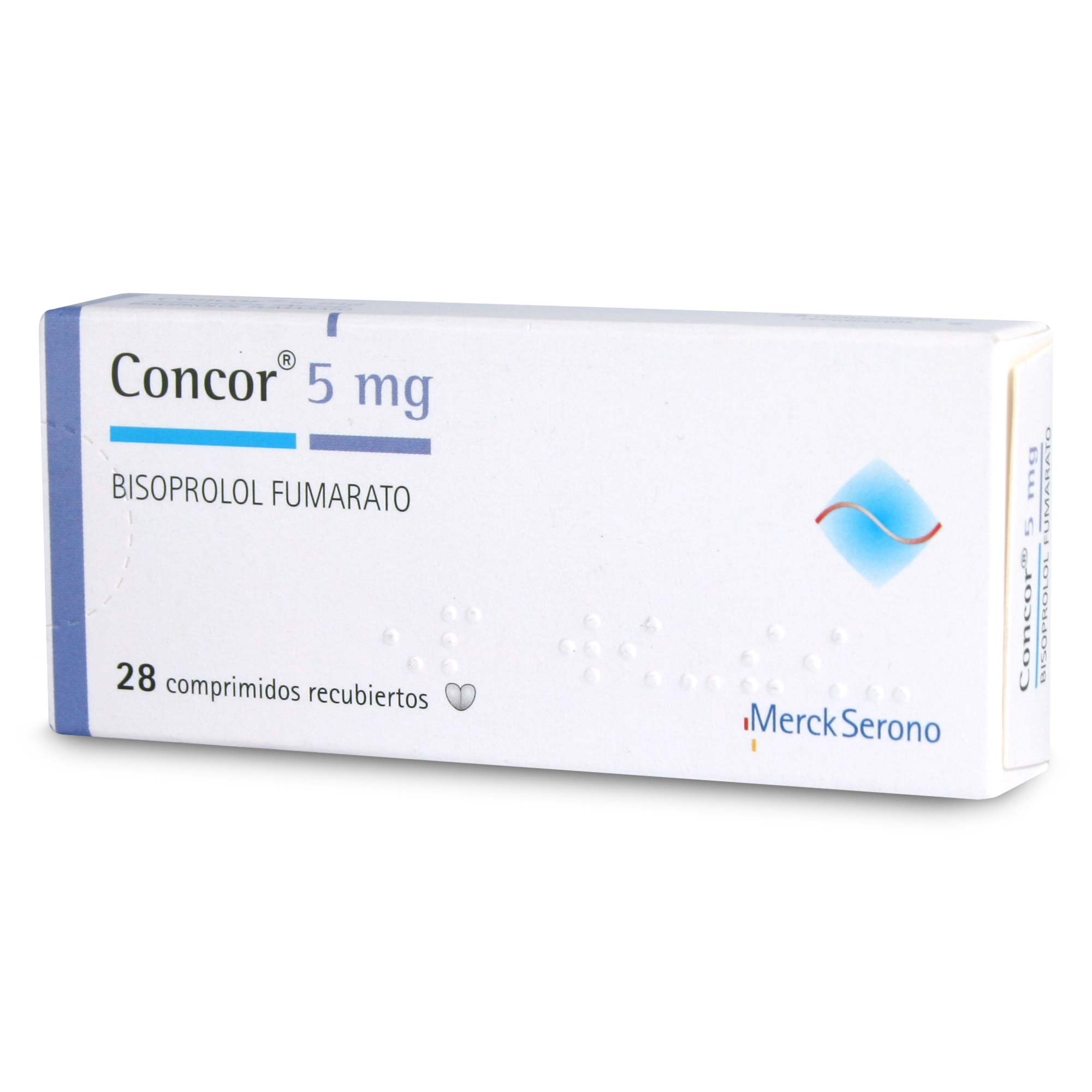Concor Bisoprolol 5 mg 28 Comprimidos Recubiertos | Cruz Verde