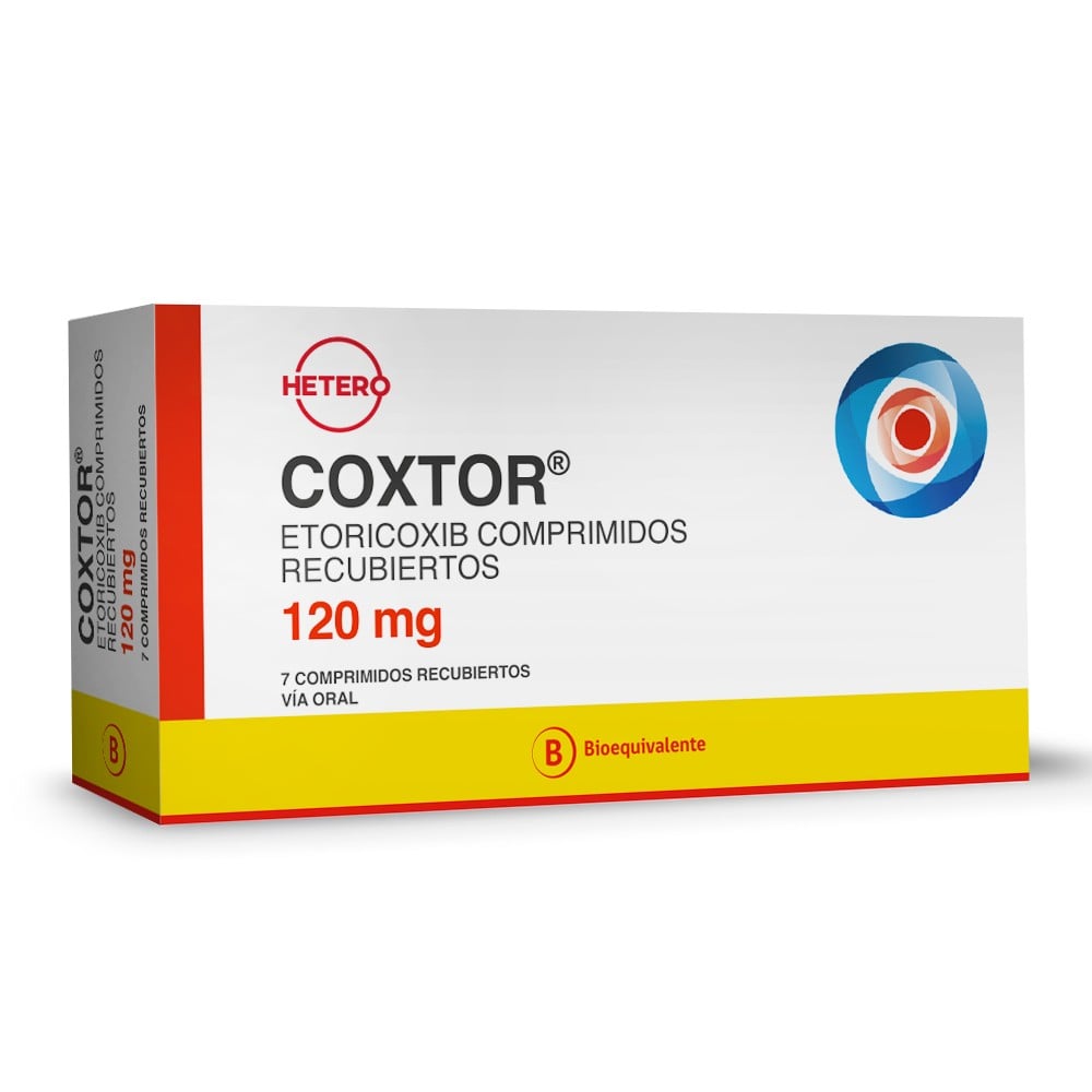 Coxtor Etoricoxib 120 mg 7 Comprimidos Recubiertos | Cruz Verde