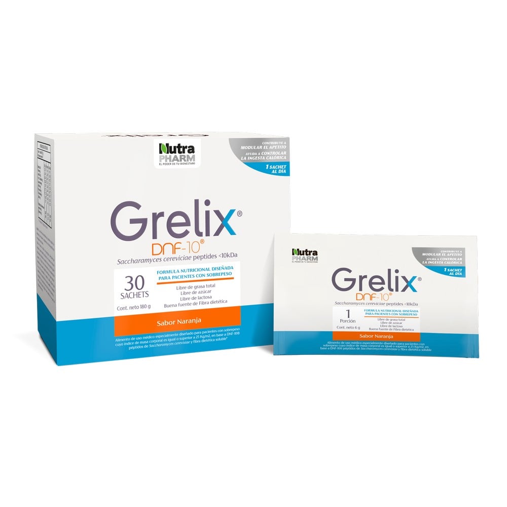 Grelix Dnf-10 Sabor Naranja 30 Sachets | Cruz Verde