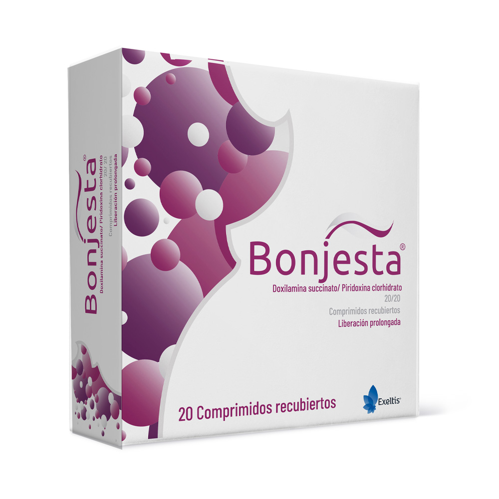 Bonjesta 20/20 Mg 20 Comprimidos Prolongados (Doxilamina/Piridoxina) | Cruz Verde