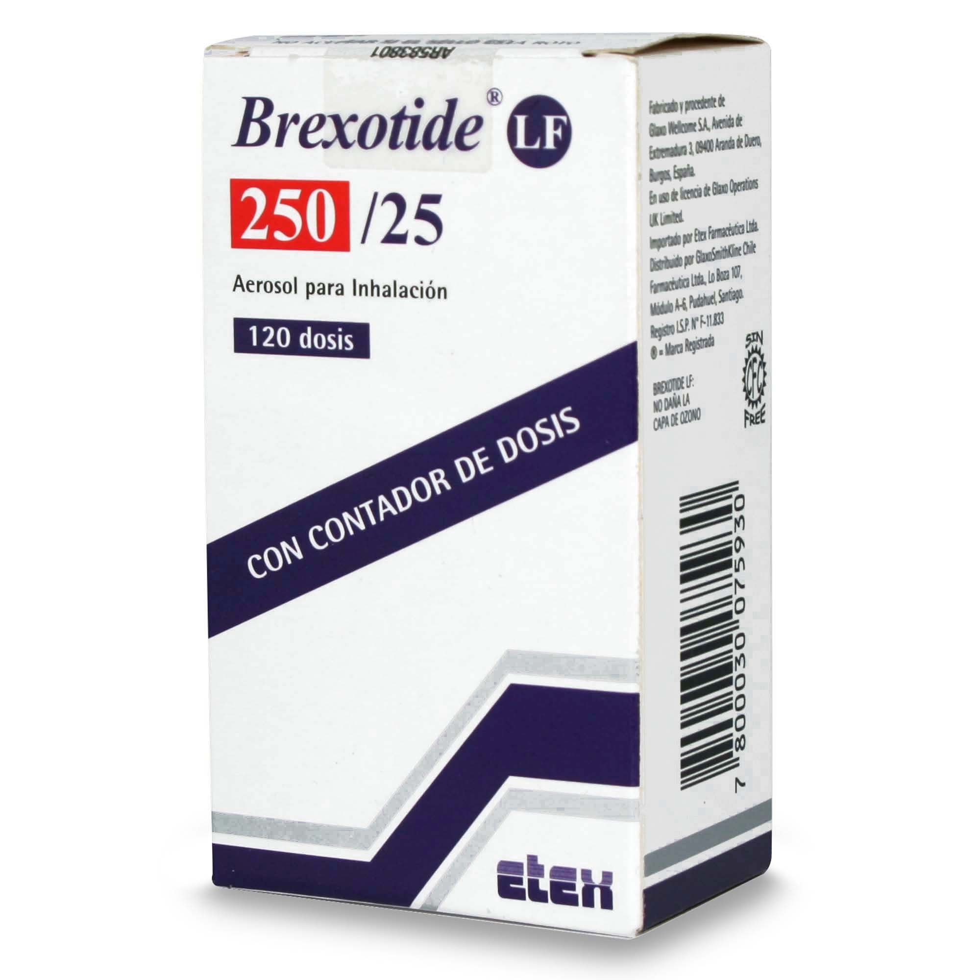 Brexotide 250/25 · Salmeterol - 120 dosis | Cruz Verde