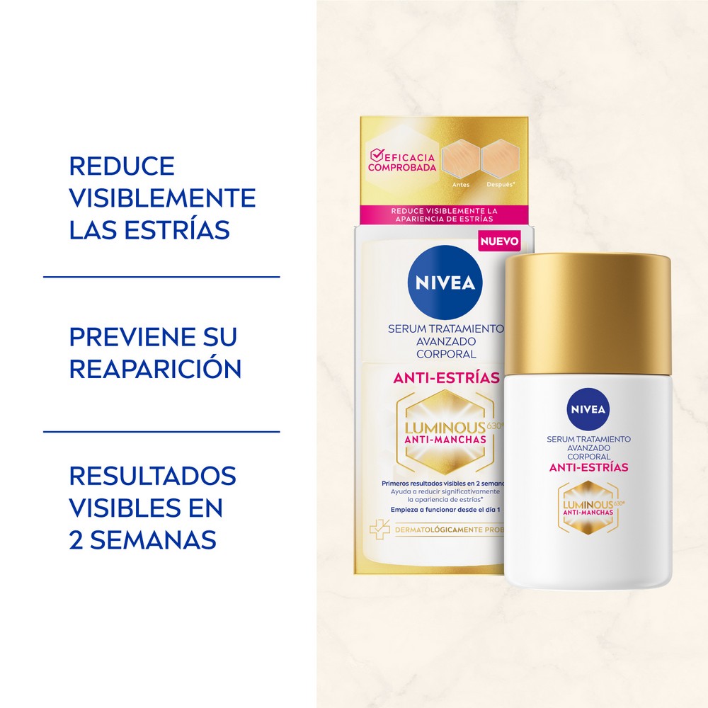 Nivea Body Serum Anti-Estrías Luminous 100ml | Cruz Verde