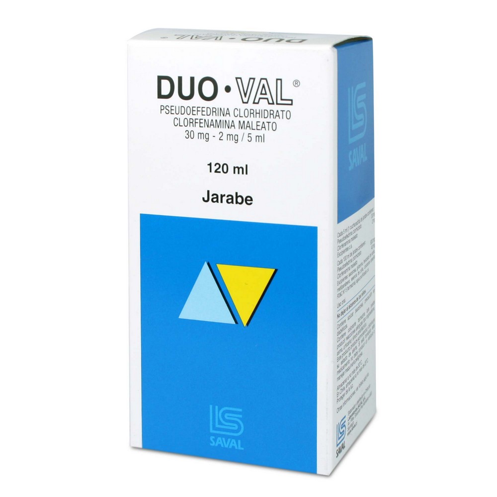 Duo-Val Pseudoefedrina 30 mg / 5 mL Jarabe 120 mL | Cruz Verde