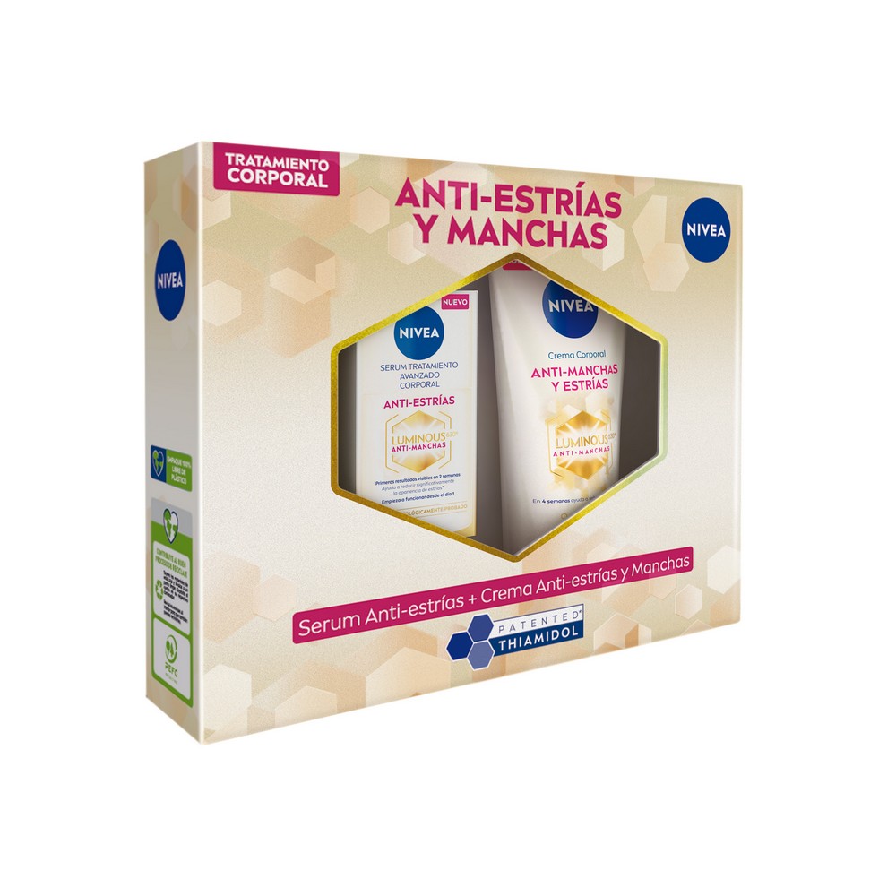 Pack Nivea Luminous630 Body Serum 100 mL + Crema 200 mL | Cruz Verde