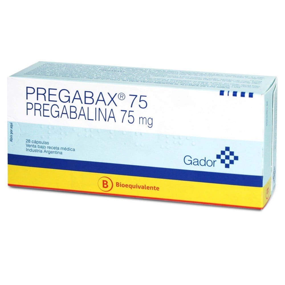 Pregabax 75 Pregabalina 75 mg 28 Cápsulas | Cruz Verde