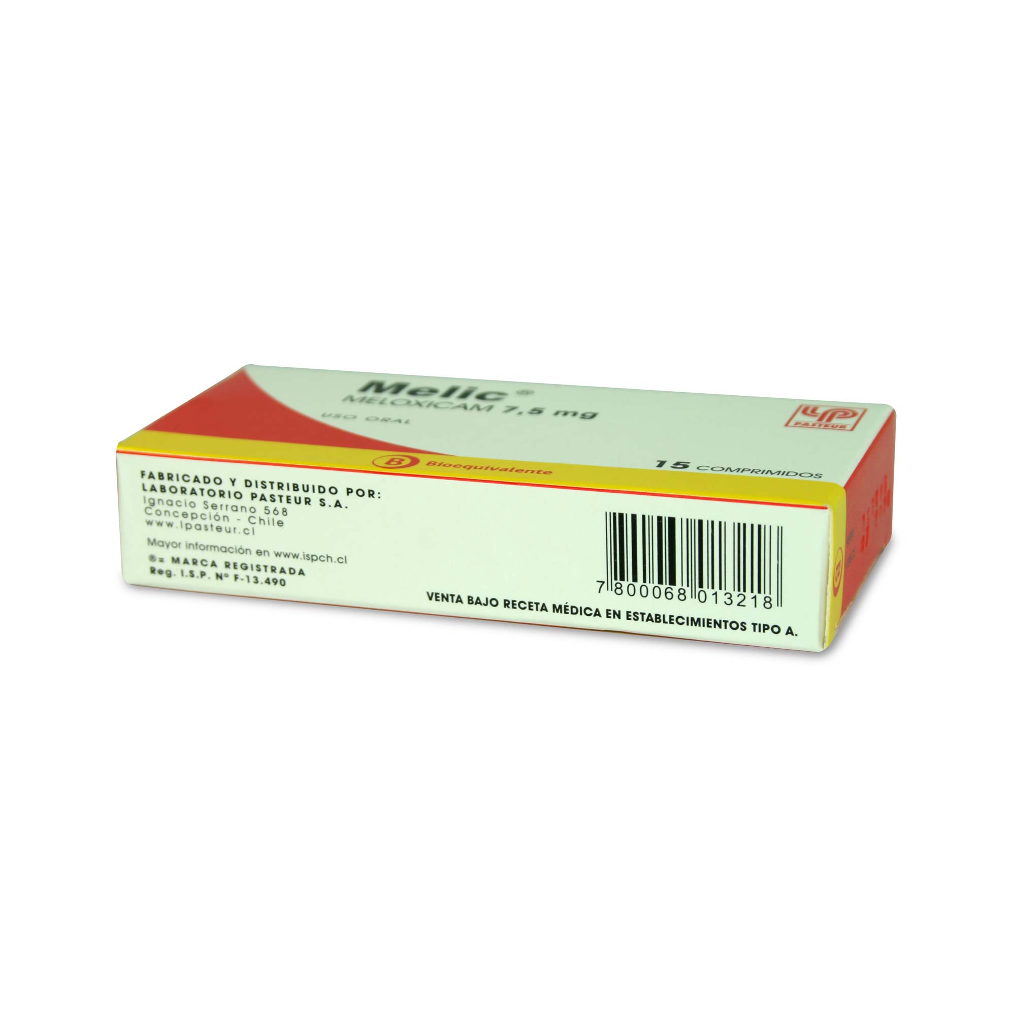 Melic Meloxicam 7,5 mg 15 Comprimidos | Cruz Verde