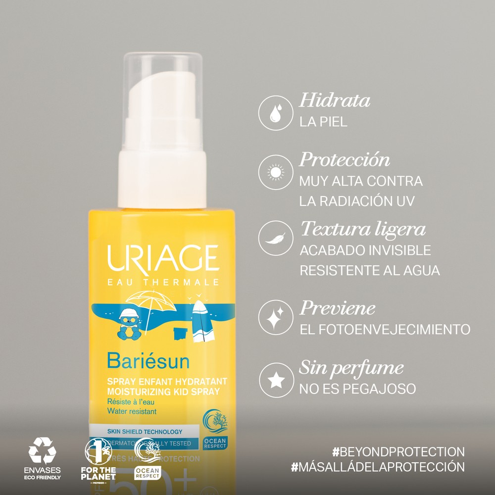Protector Solar Niños Bariésun Spray Hidratante SPF50+ 200ml | Cruz Verde