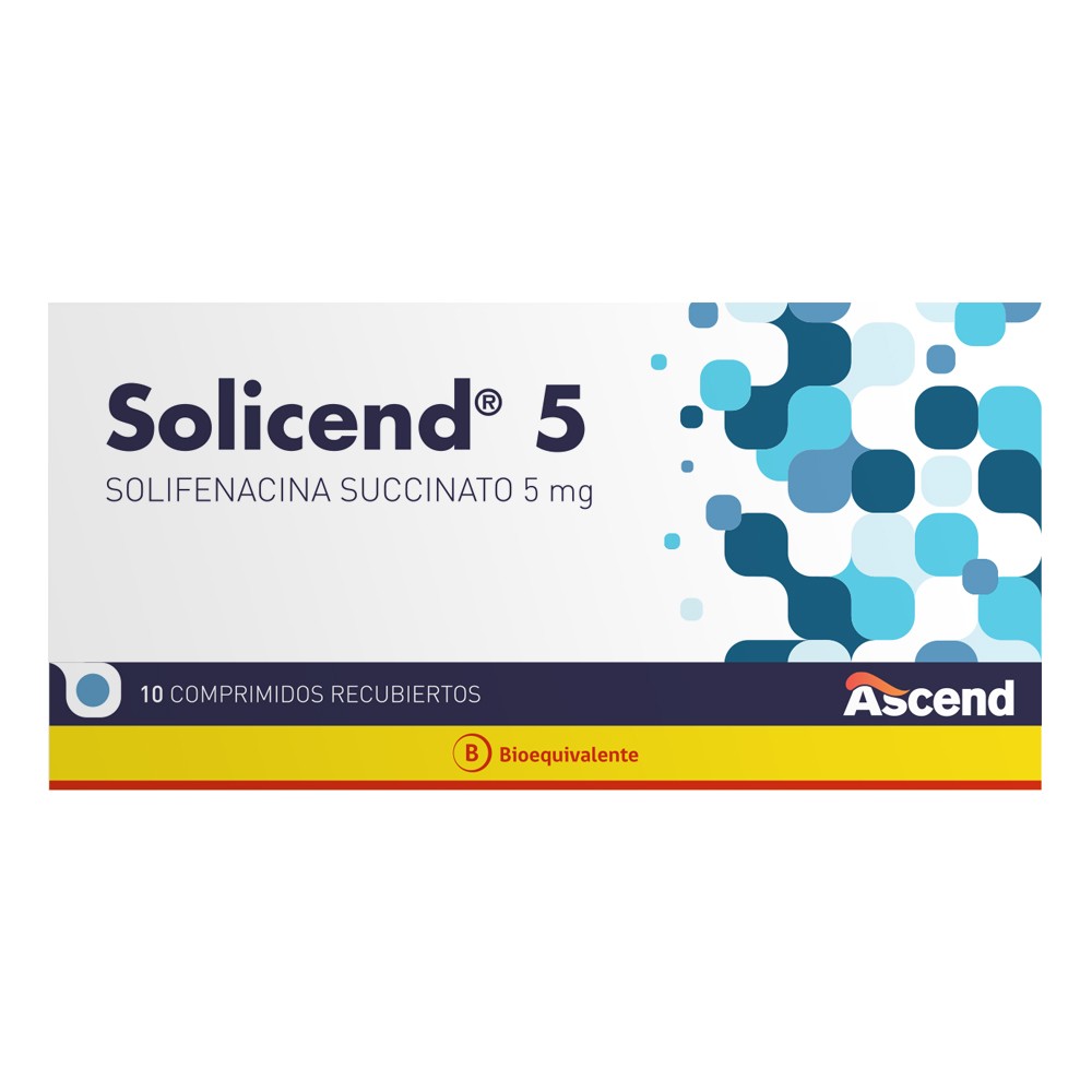 Solicend Solifenacina Succinato 5 mg 10 Comprimidos Recubiertos | Cruz ...