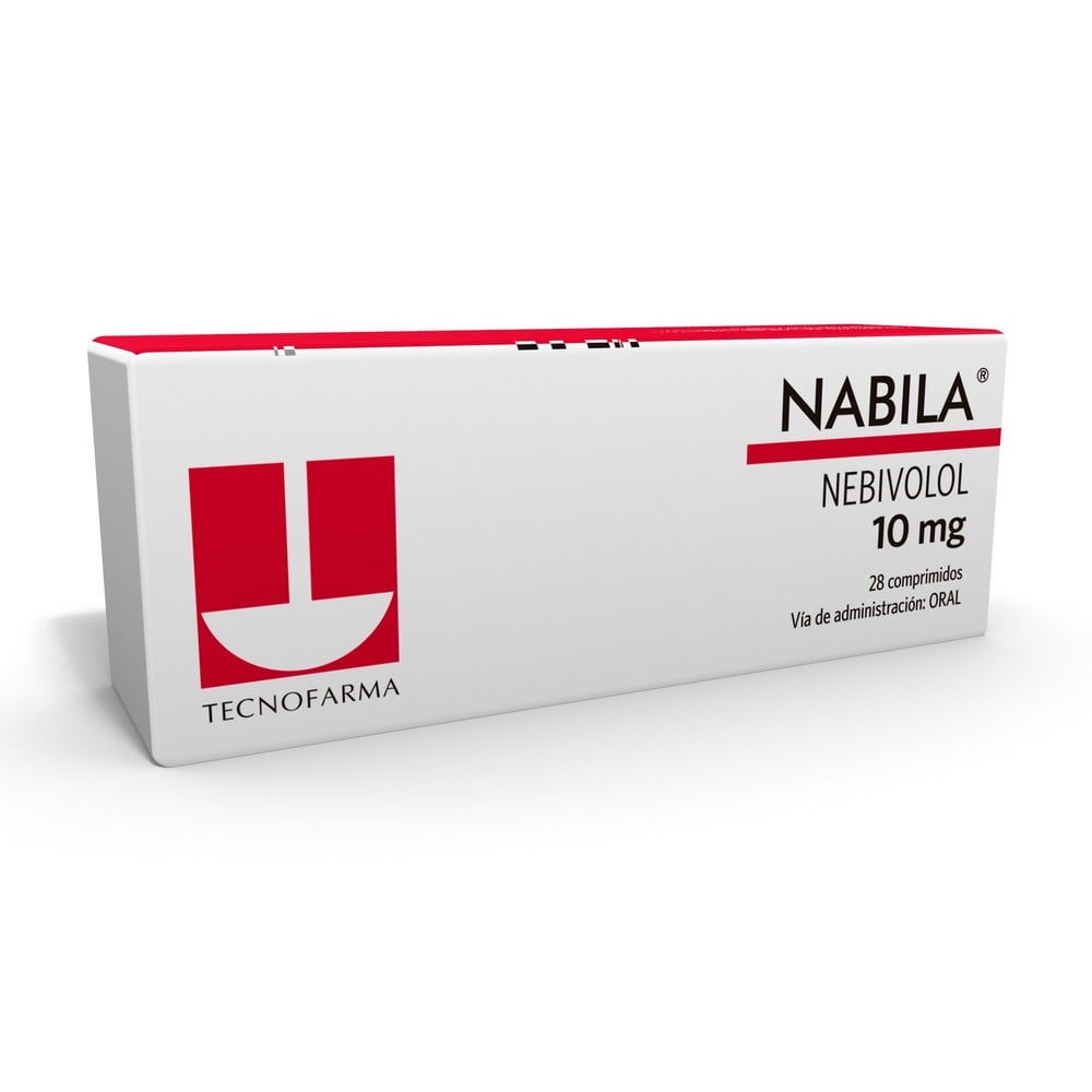 Nabila Nebivolol 20 mg 28 Comprimidos | Cruz Verde