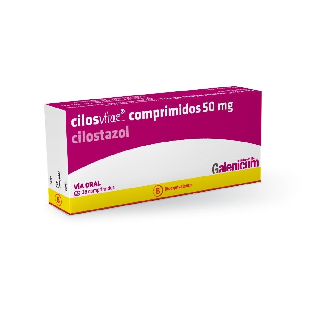 Cilosvitae Cilostazol 50mg 28 Comprimidos | Cruz Verde