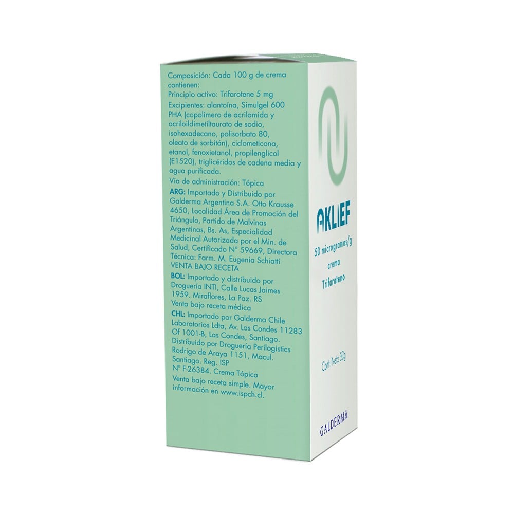 Aklief Cream Trifaroteno 0,005% 30 gr | Cruz Verde