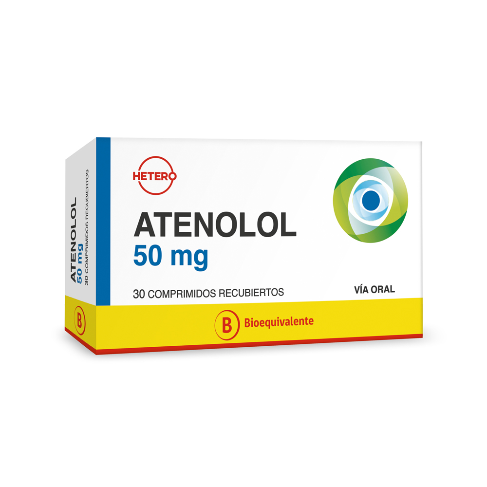 Atenolol 50 mg 20 Comprimidos - Opko - FarmaCompara