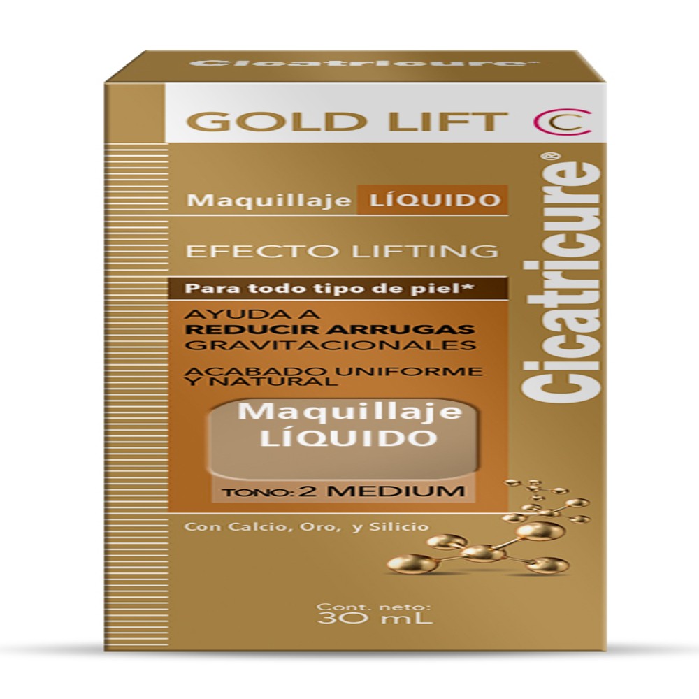 Maquillaje Líquido Gold Lift 30 mL | Farmacias Cruz Verde