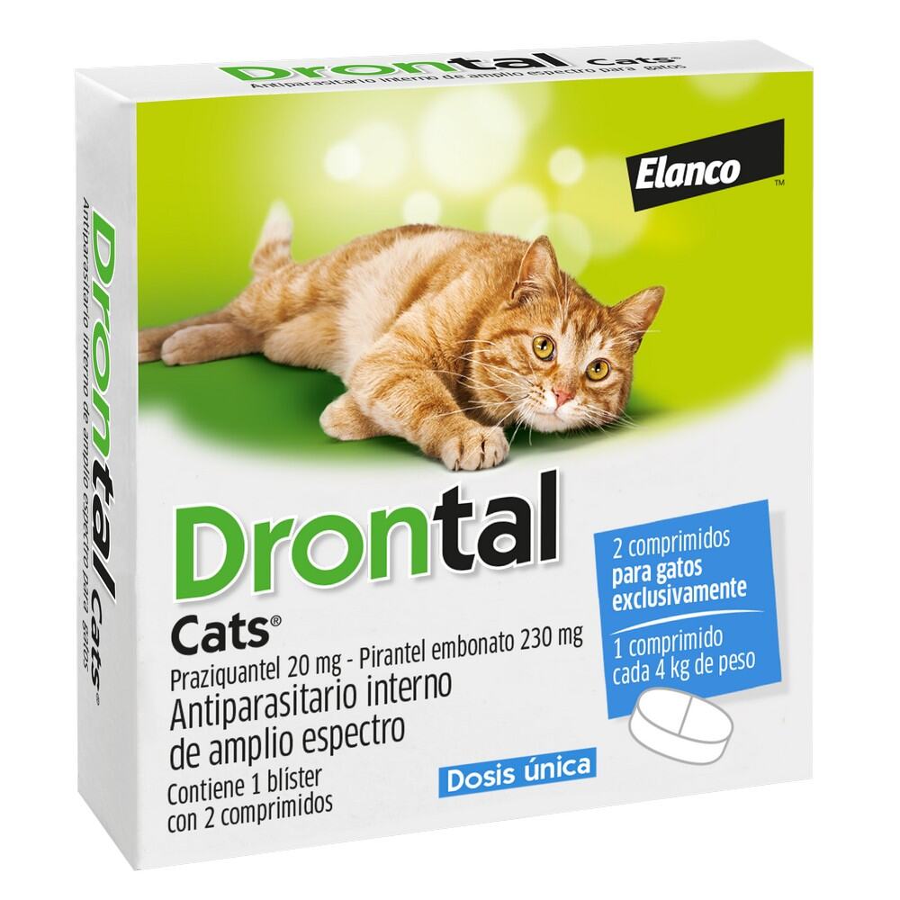 Drontal Gatos · Antiparasitario Interno - 2 Comp. | Cruz Verde