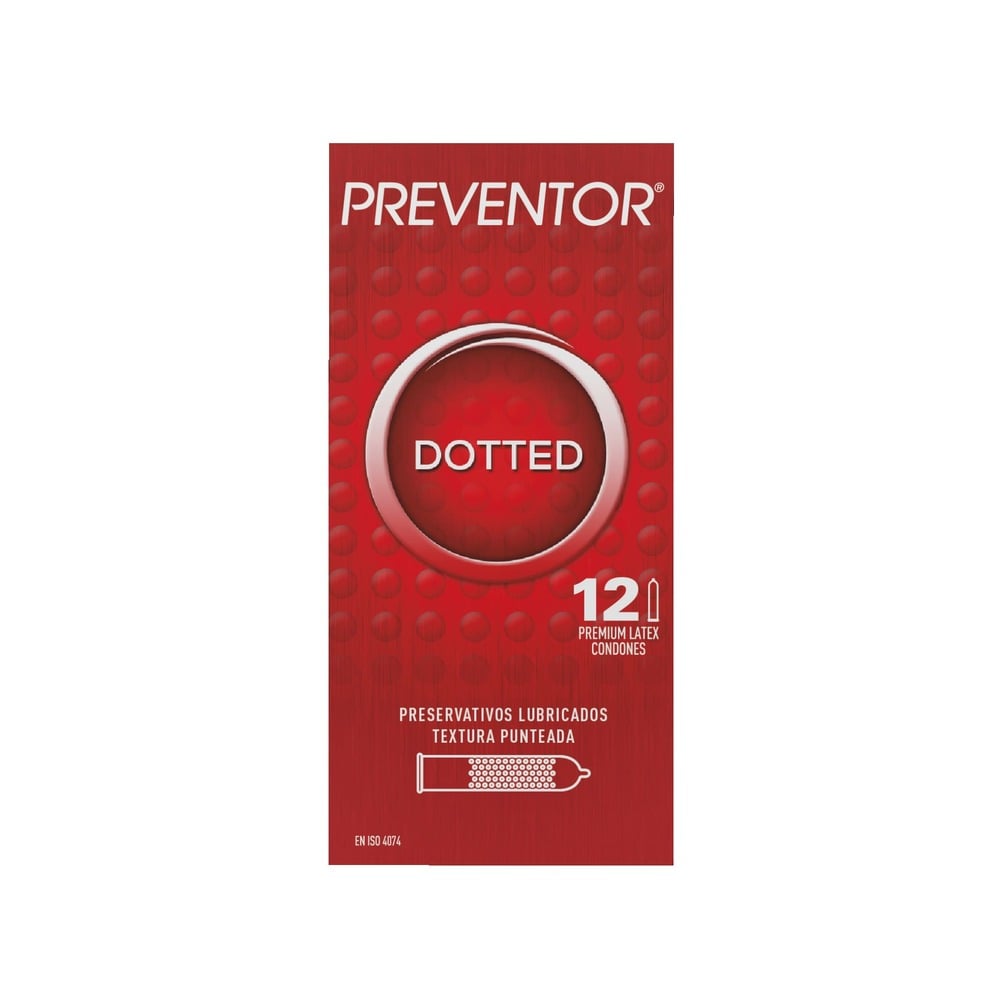 Preservativos Preventor Dotted Caja X 12 | Cruz Verde