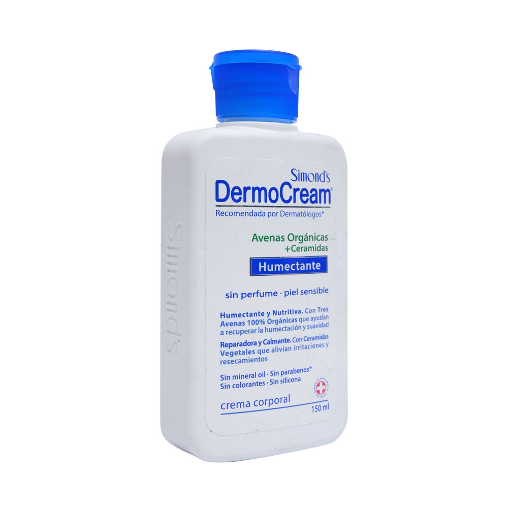 Dermocream Crema Corporal Humectante Avenas Orgánicas Piel Sensible 150 ...