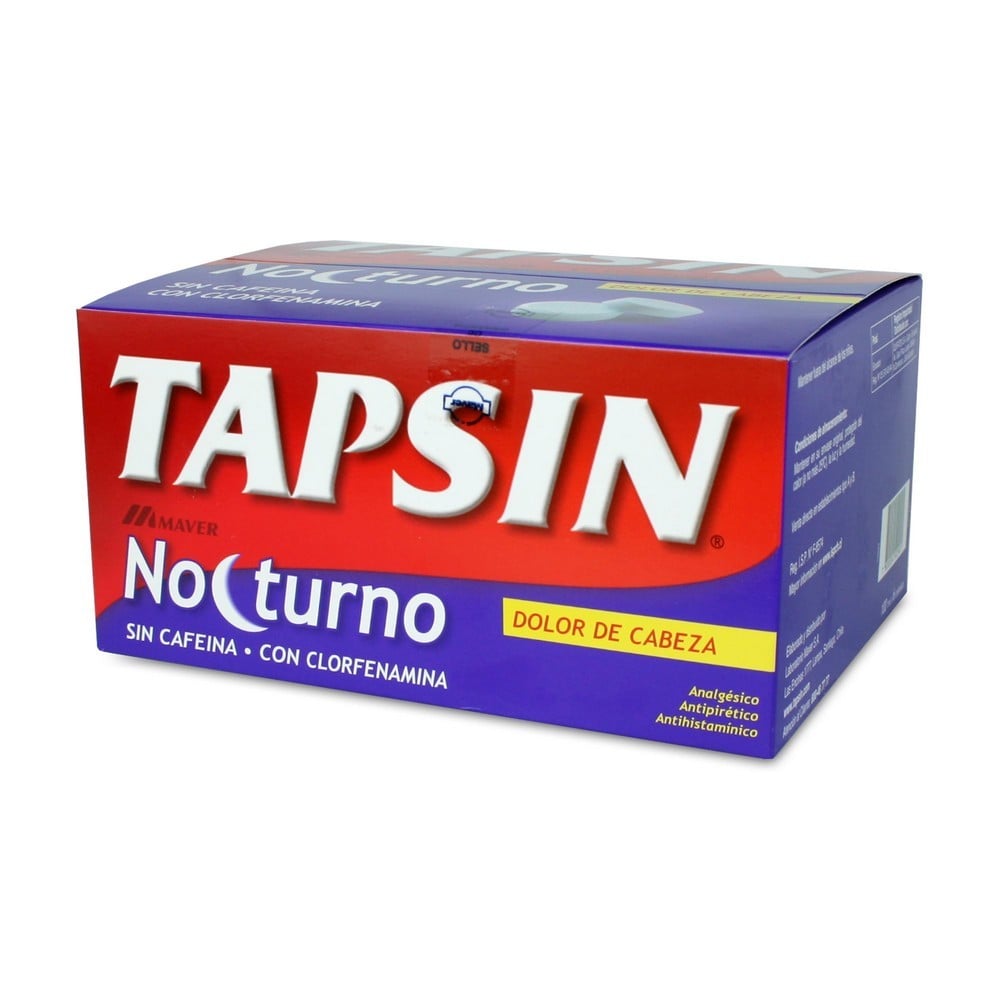 Tapsin Nocturno Paracetamol 500 mg 600 Comprimidos