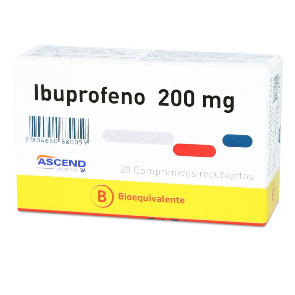 Ibuprofeno 200 mg 20 Comprimidos | Cruz Verde