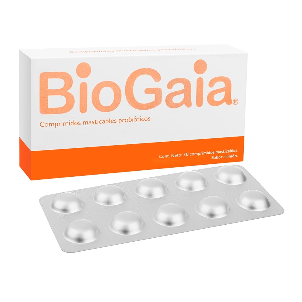 Biogaia Protectis Probióticos 30 Comprimidos Masticables Sabor Limón ...