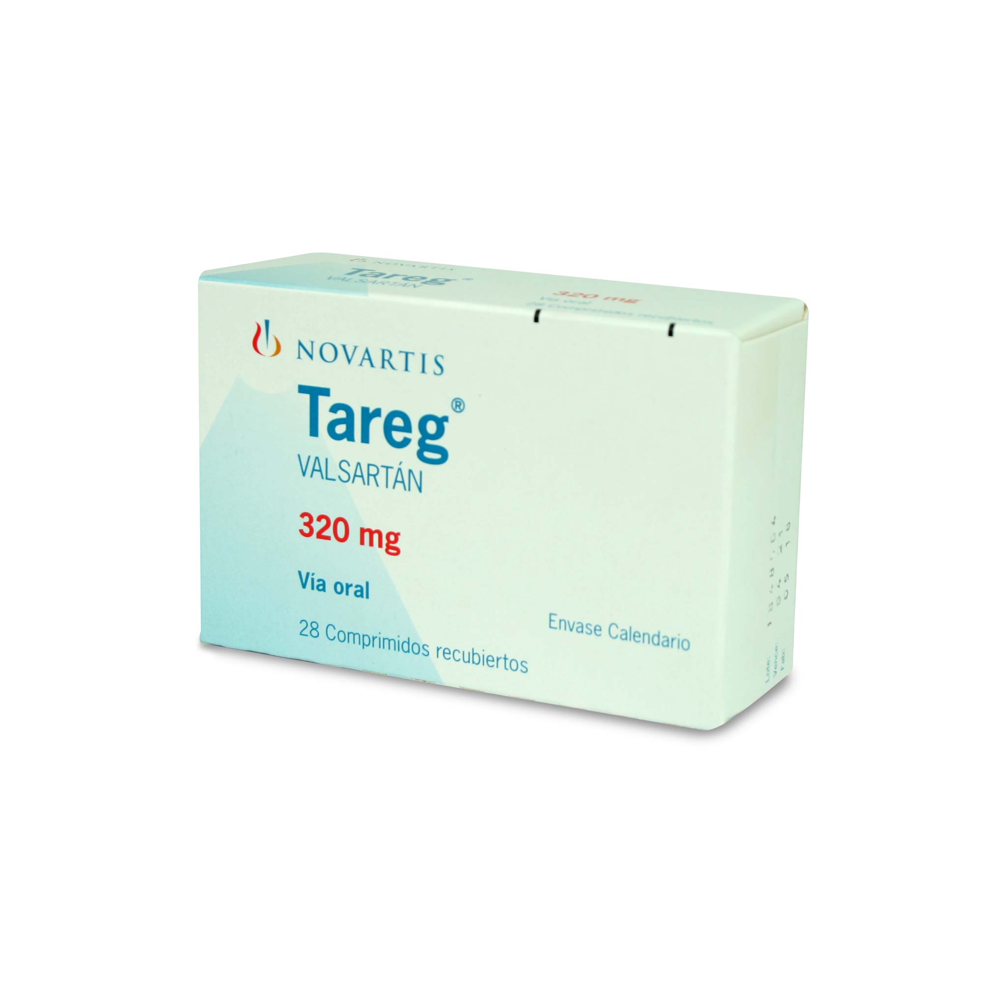 Tareg Valsartan 320 mg 28 Comprimidos | Cruz Verde