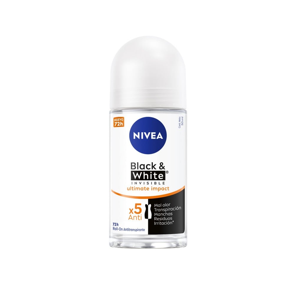 Black & White Ultimate Impact Roll On Femenino 50ml | Cruz Verde