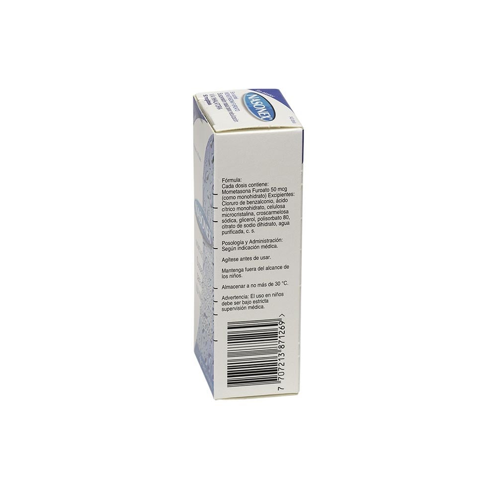 Nasonex Supensión Nasal 50 mcg 140 dosis | Cruz Verde