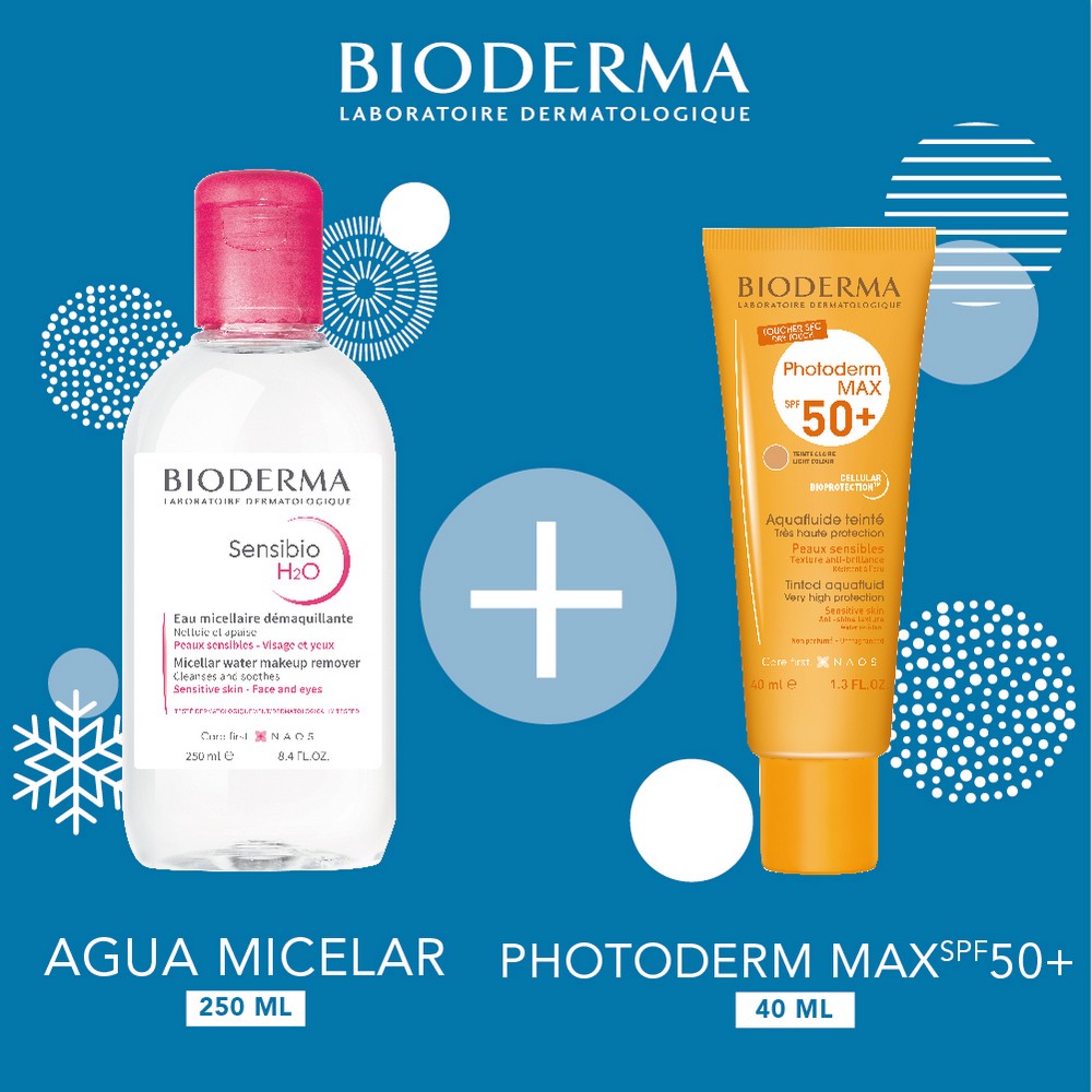 Pack Limpieza y Proteccion Solar para todos los días. Sensibio H2O ...