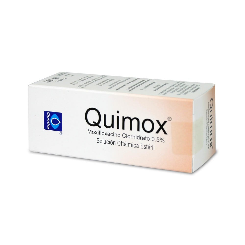 Quimox Moxifloxacino 0,5% Solución Oftálmica 5 mL | Cruz Verde