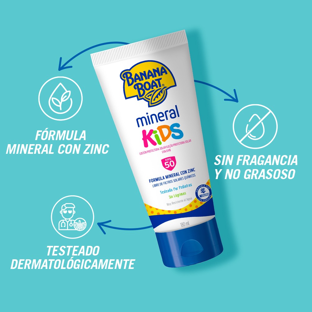 Protector Solar Kids Banana Boat Mineral | Cruz Verde