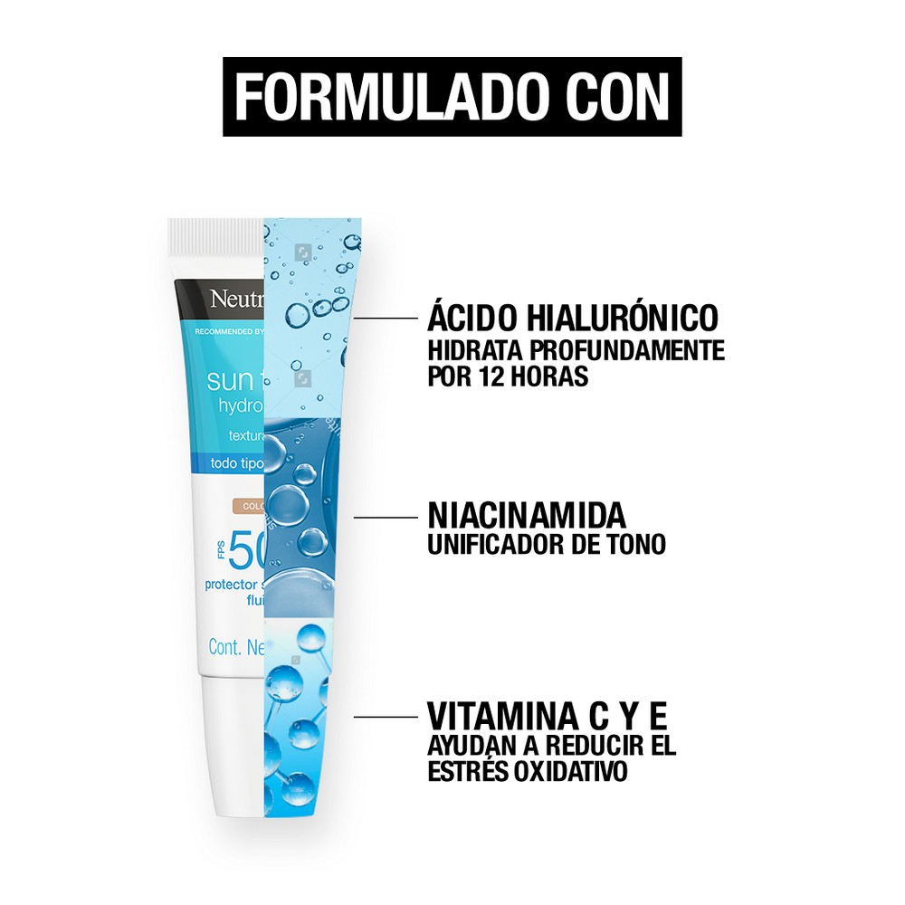 Sun Fresh Hydro Boost Tono Claro FPS 50+ 40ml | Cruz Verde