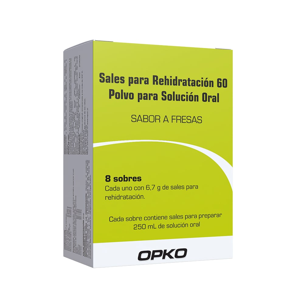 Sales para Rehidratación 60 Cloruro de Sodio 3,5 gr Polvo para ...