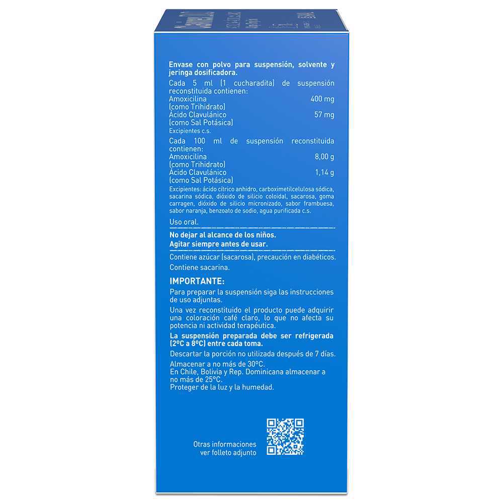 Clavinex Duo Amoxicilina 57 mg Suspensión 70 mL | Cruz Verde