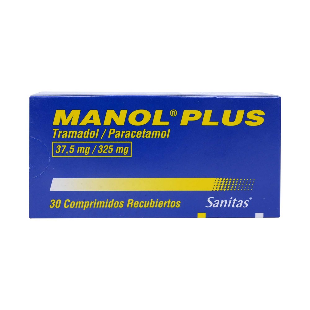 Manol Plus Tramadol 37,5 mg 30 Comprimidos | Cruz Verde