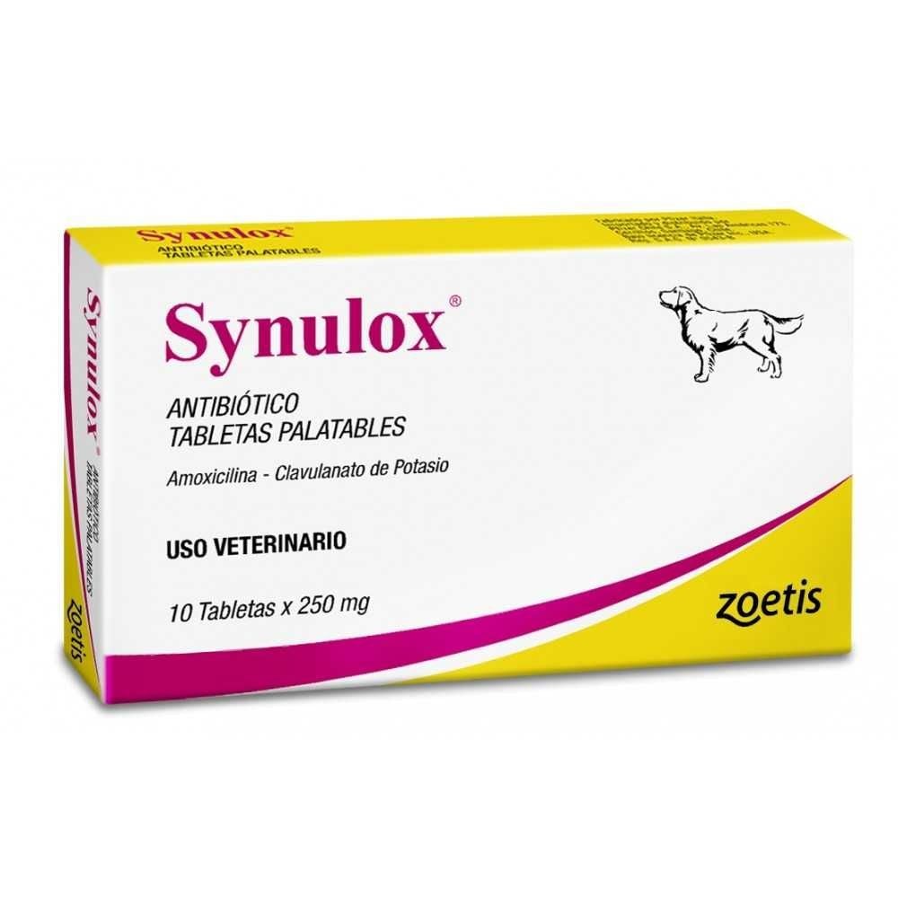 Synulox 250 mg 10 Comprimidos Masticables | Cruz Verde