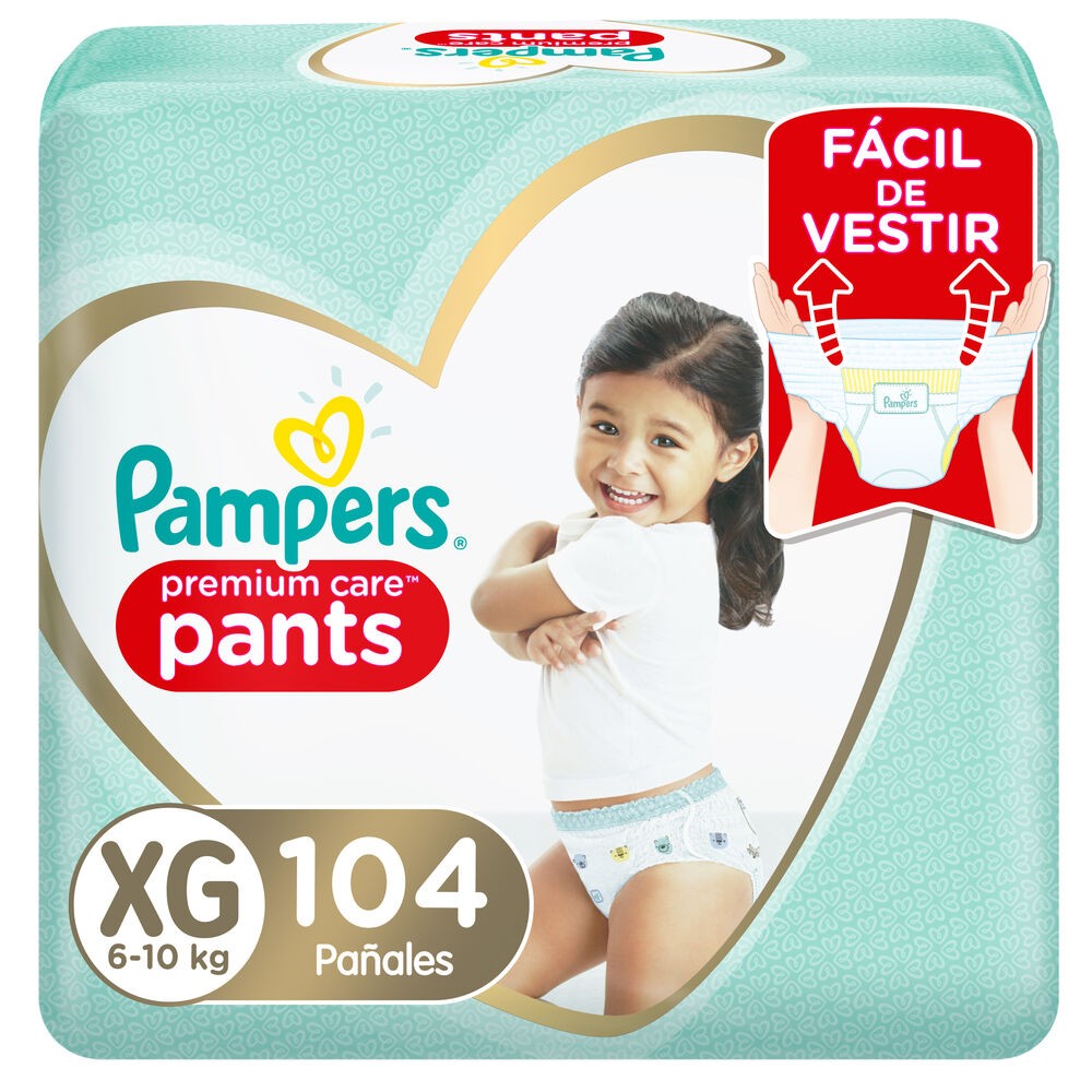 Pañales Premium Care Pants Talla XG, 116 Unidades | Cruz Verde