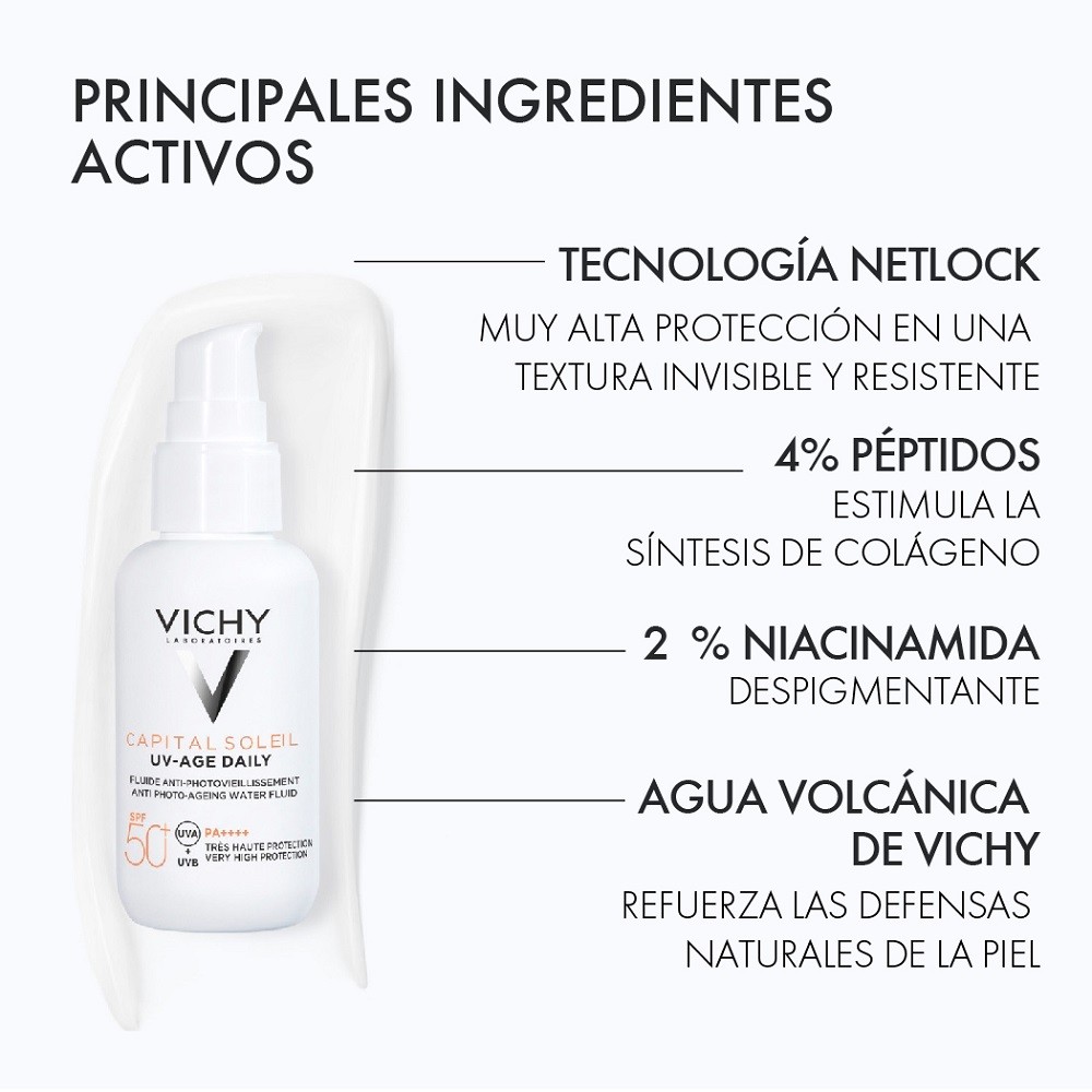 Protector Solar Rostro Capital Soleil UV Age Daily FPS 50+ 40 ml | Farmacias Cruz Verde