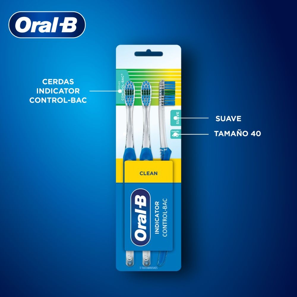 Cepillo Dental Indicador Antibacterial 40 Suave gratis 3x2 | Cruz Verde